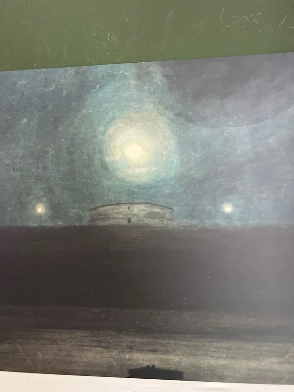 Strand met de maan – Léon Spilliaert – 1 kunst kaart A4